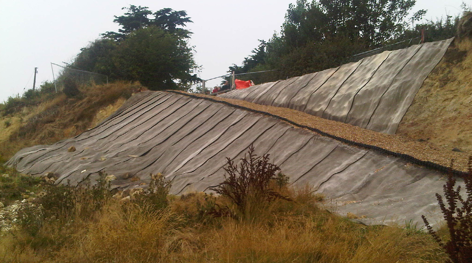 CC Slope Protection | Fairlight Cove, Sussex, UK - Concrete Canvas