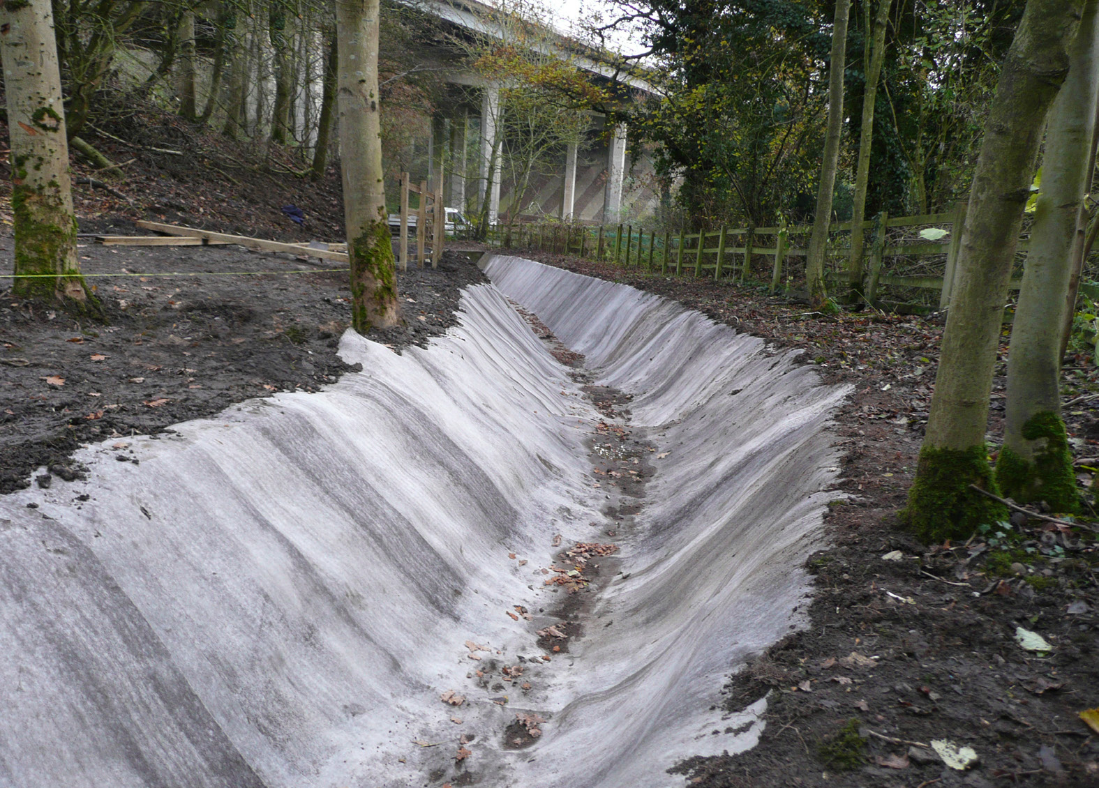 CC Channel Lining | M4, Wiltshire, UK - Concrete Canvas