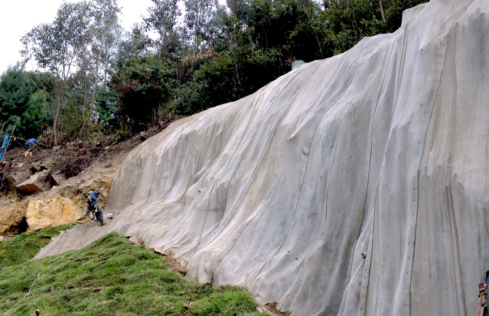 CC Slope Protection | Bogota D.C. (Roadside) - Concrete Canvas