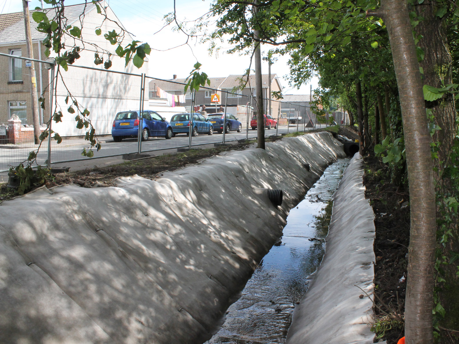 CC Channel Lining | Skewen, Wales, UK - Concrete Canvas
