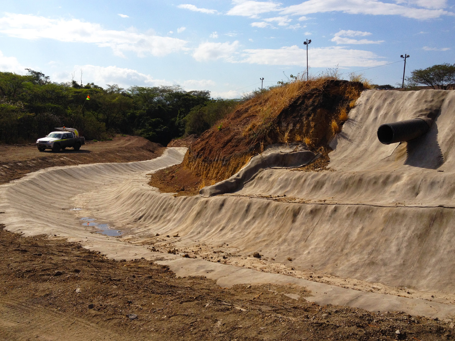 CC Ditch Lining | Albania, La Guajira, Colombia - Concrete Canvas