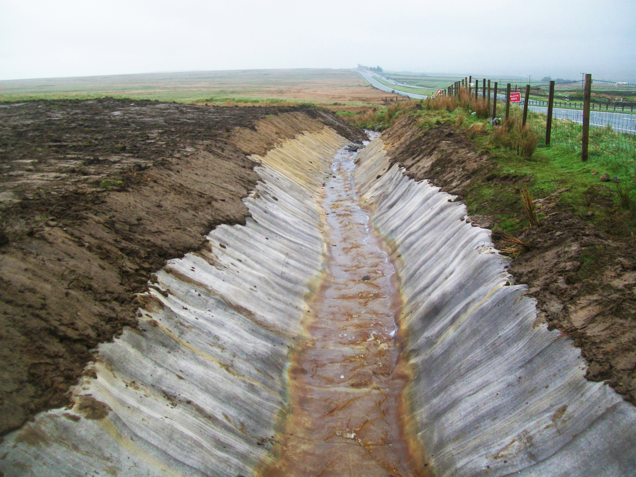 CC Channel Lining | A66, County Durham, UK - Concrete Canvas