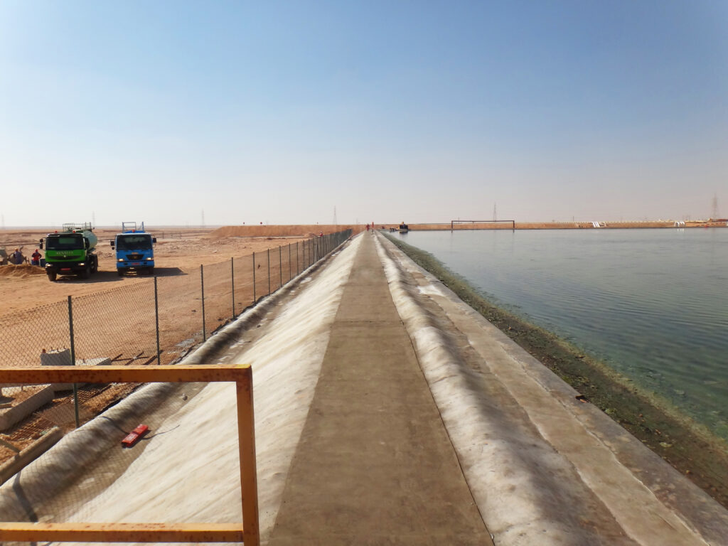 CC Bund Lining | Undisclosed, Oman - Concrete Canvas