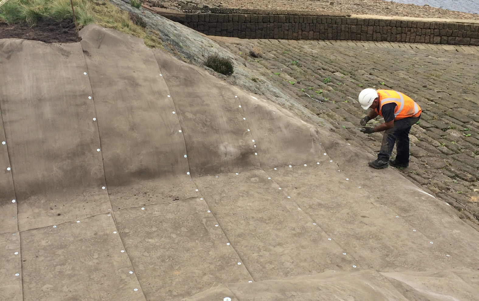 CC Spillway | Widdop Resevoir, Yorkshire, UK - Concrete Canvas