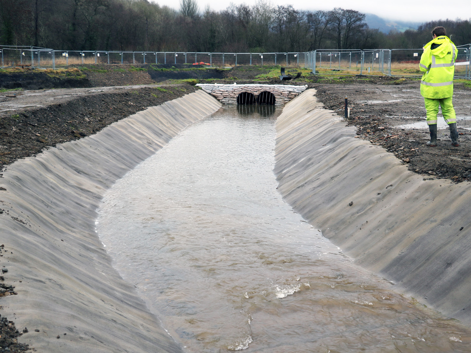 CC Channel Lining | Machen, Wales, UK - Concrete Canvas