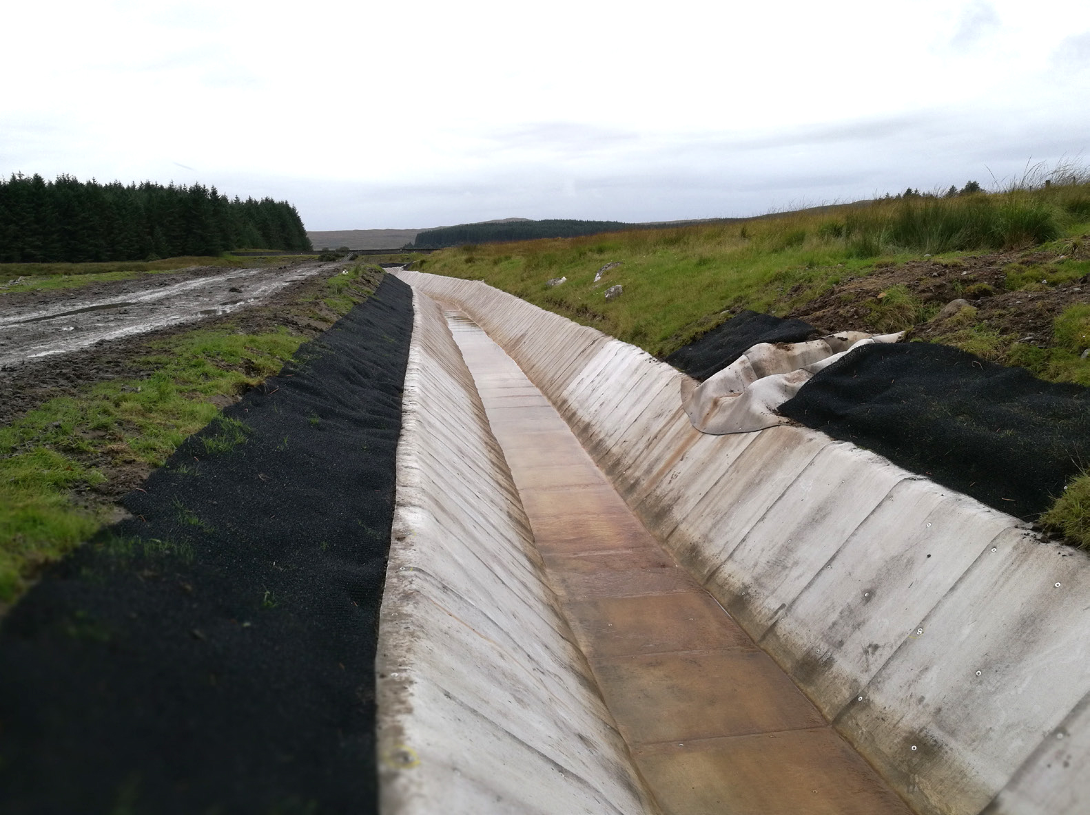 CC Remediation | Muck Burn Flume, Scotland, UK - Concrete Canvas