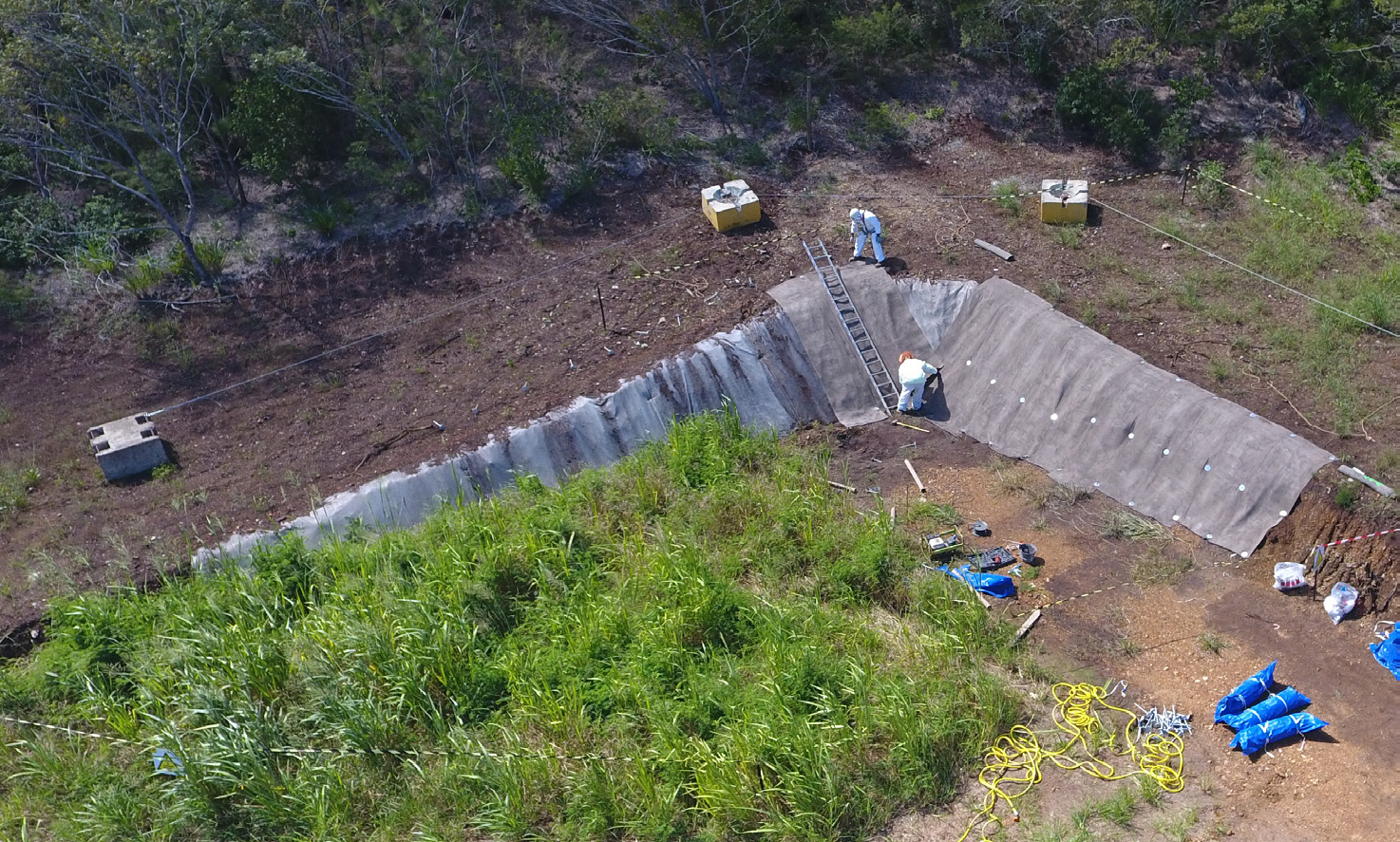 CC Slope Protection | La Foa, New Caledonia - Concrete Canvas