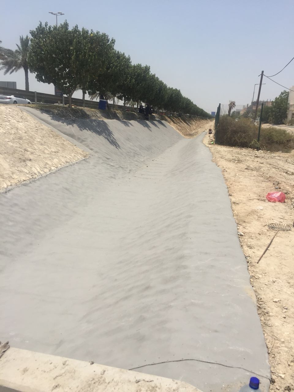 CC Channel Lining | A'ali, Bahrain - Concrete Canvas