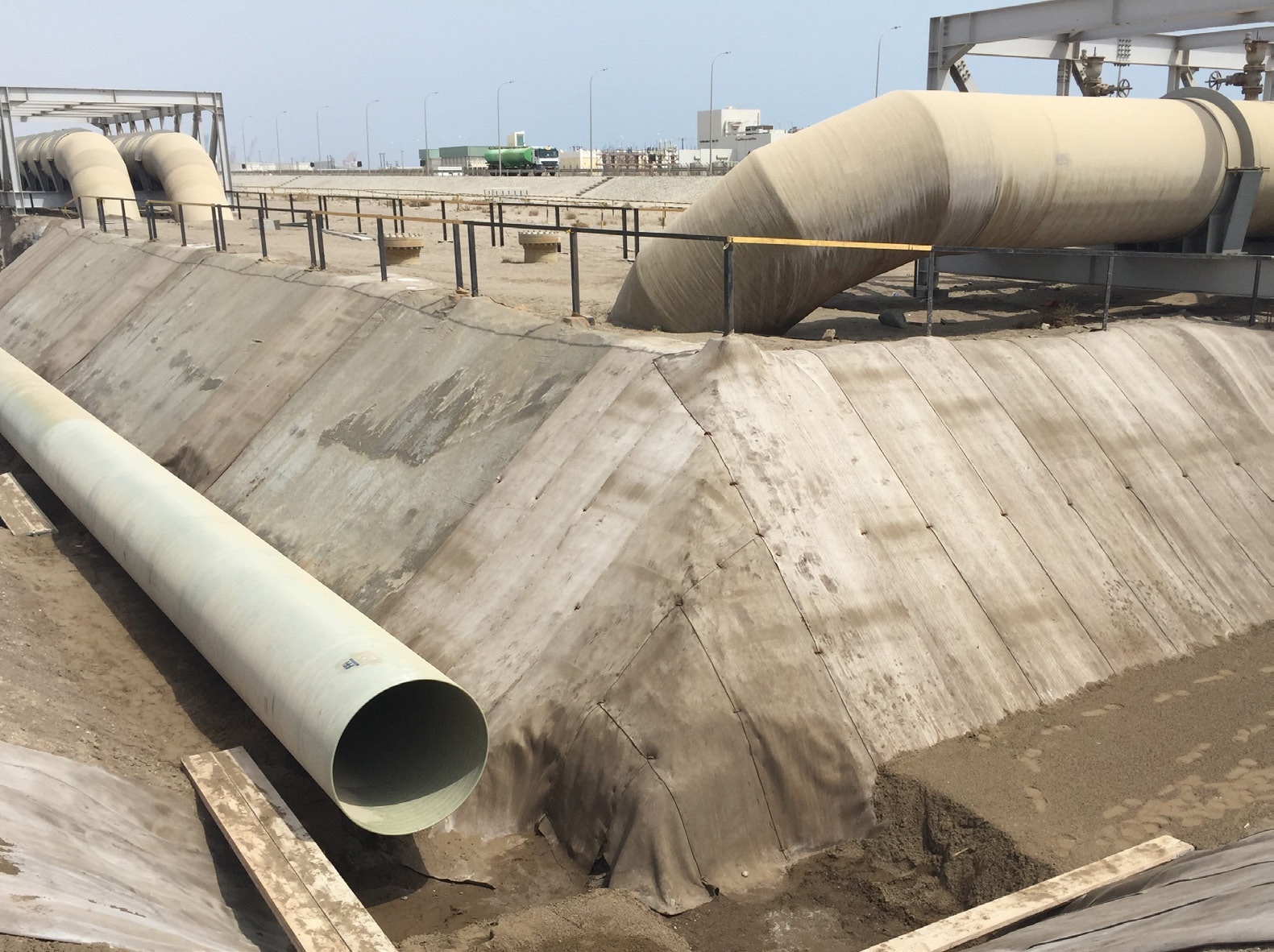 CC Channel Lining | Sohar, Oman (McDermott) - Concrete Canvas