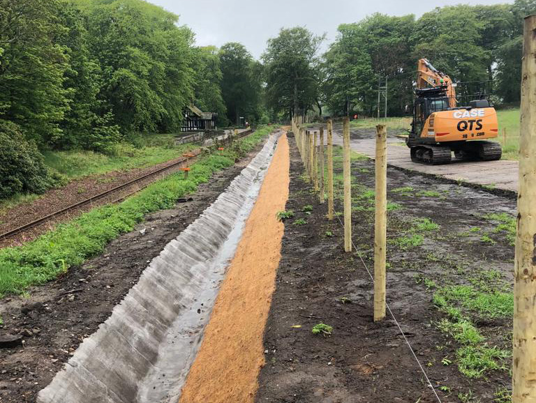 CC Channel Lining | Dunrobin Castle, UK - Concrete Canvas