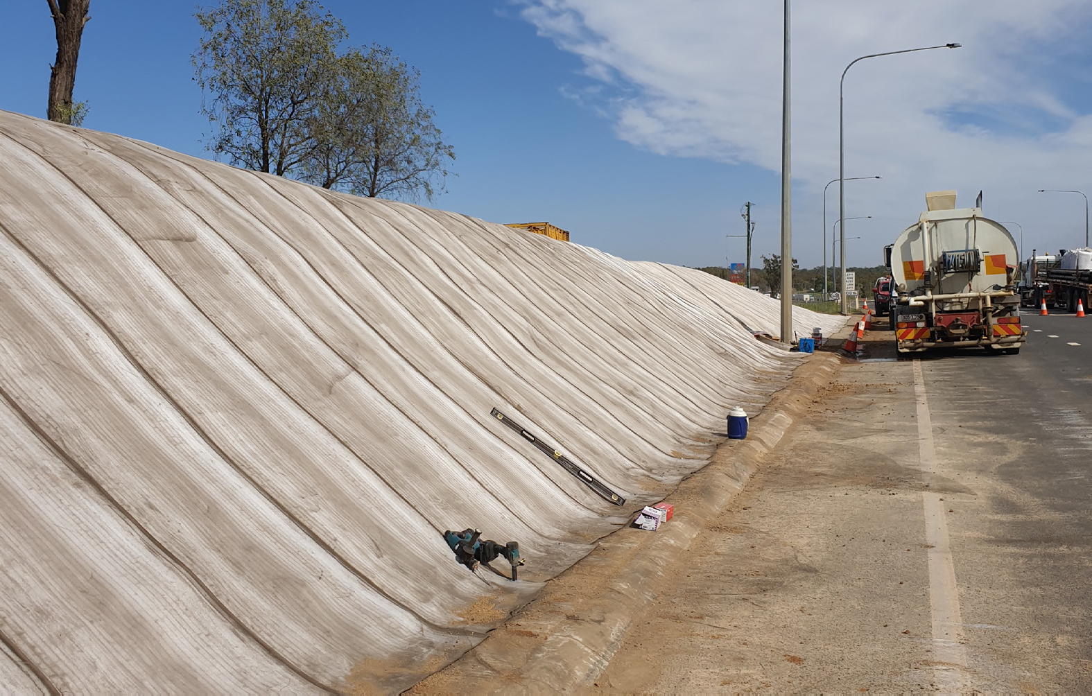 CC Slope Protection | Roma, Australia - Concrete Canvas