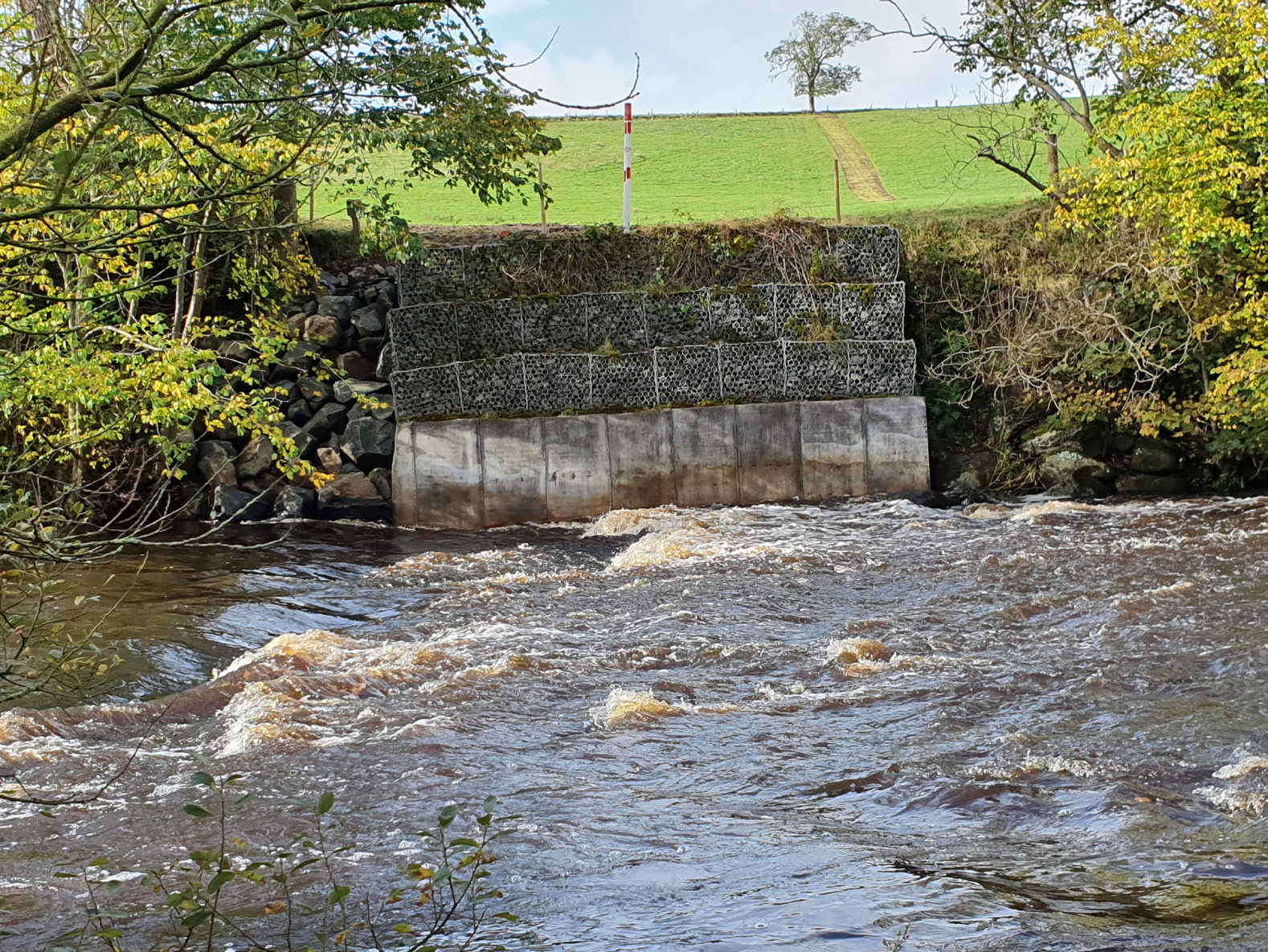 CC Gabion Protection | River Almond, Scotland, UK - Concrete Canvas