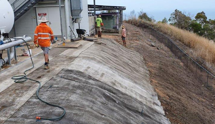 CC Slope Protection | Townsville, Australia - Concrete Canvas