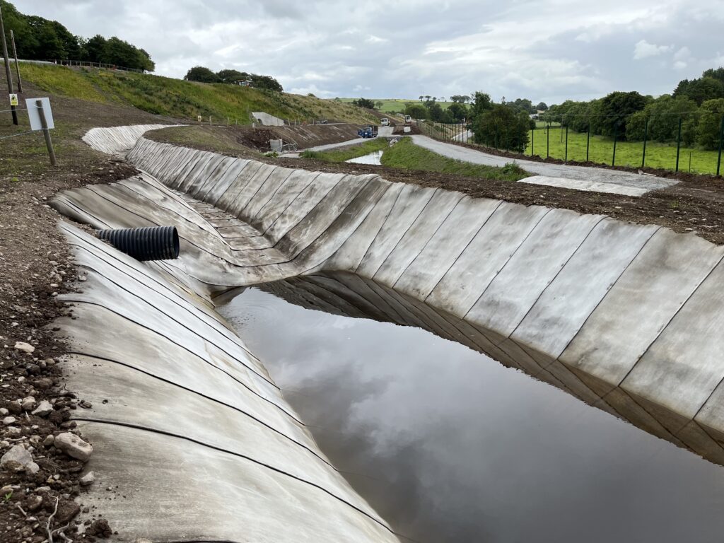 CC Channel Lining | N22 Cork, Ireland - Concrete Canvas