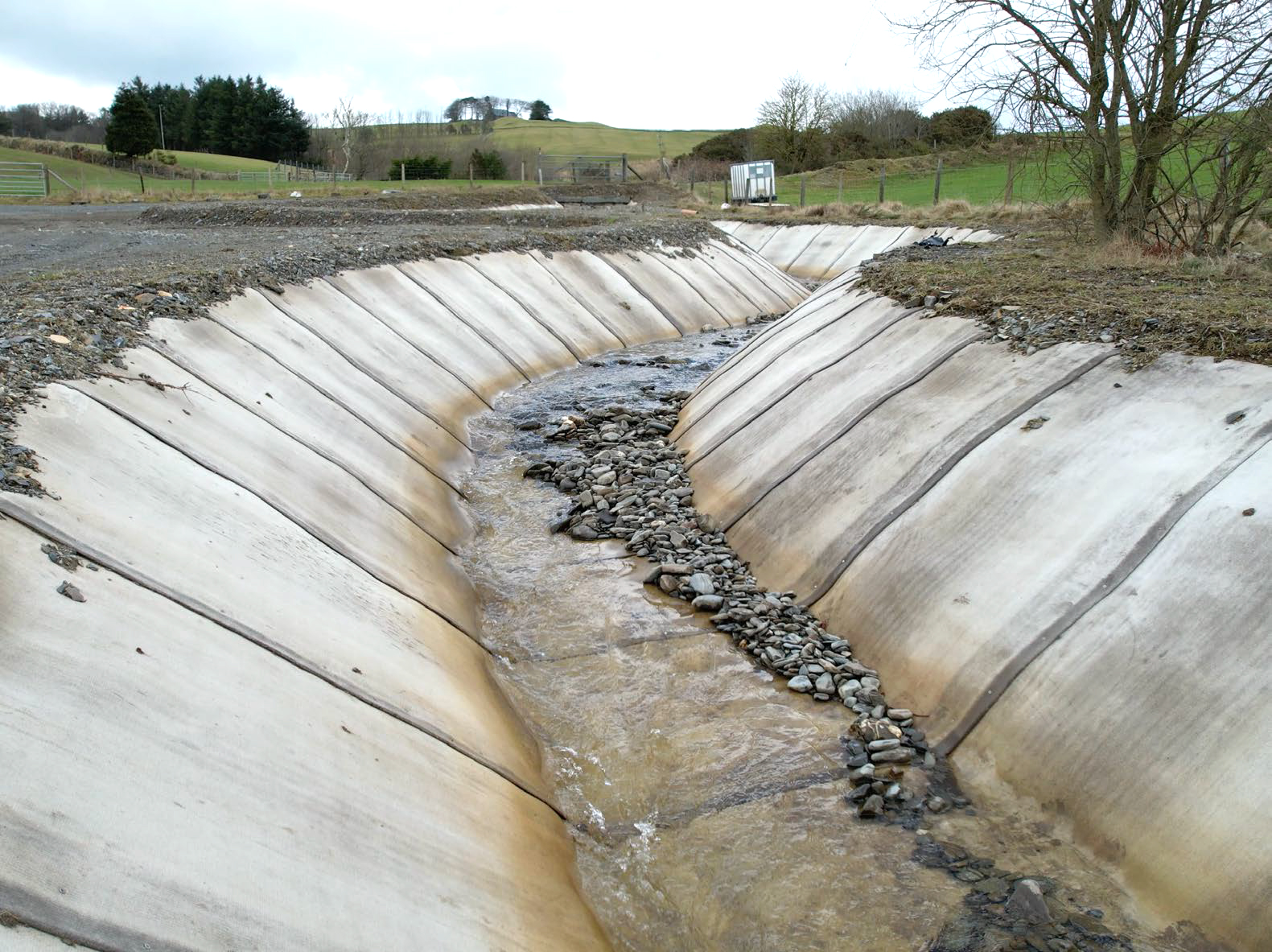 CC Channel Lining | Frongoch Mines, Wales, UK - Concrete Canvas