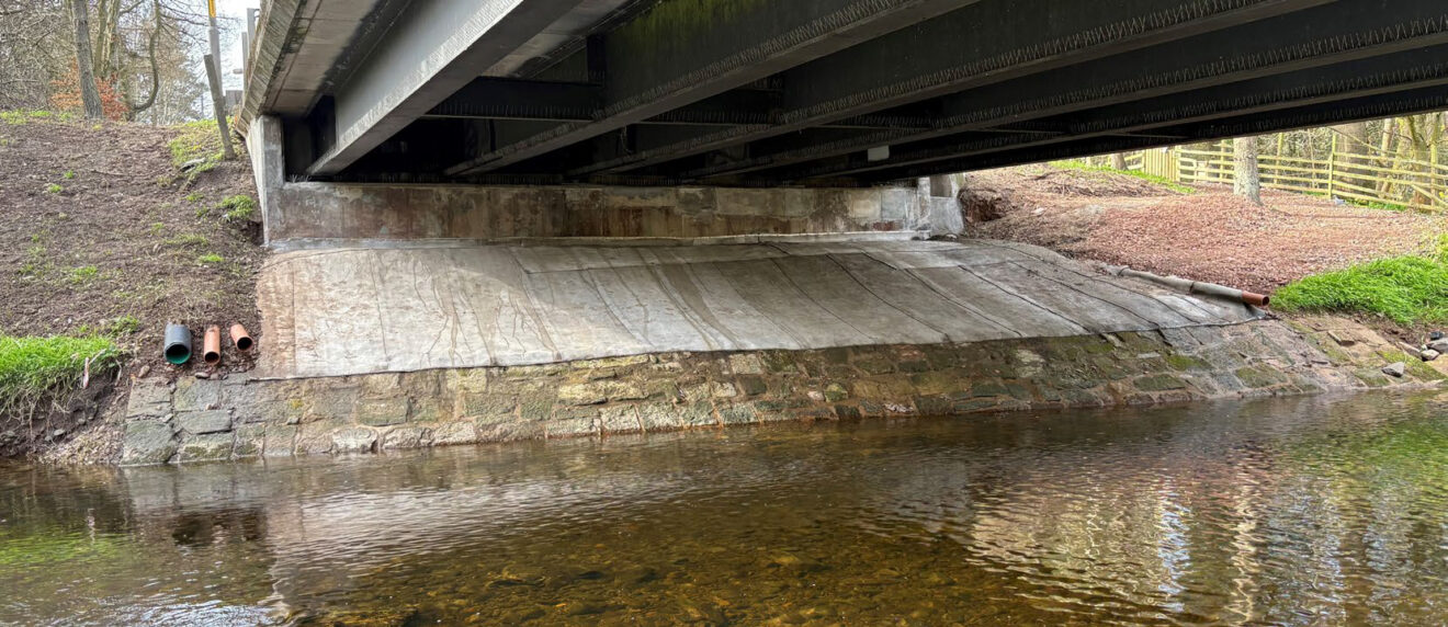 CC Slope Protection | A68, Earlston Bridge, Scottish Borders - Concrete ...