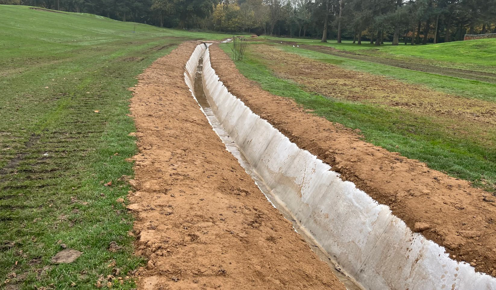 CC Channel Lining | Calcot Golf Course, Reading - Concrete Canvas