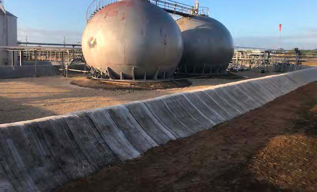 CCUSA CC Berm Lining | Copano Processing Plant, Sheridan, Texas ...