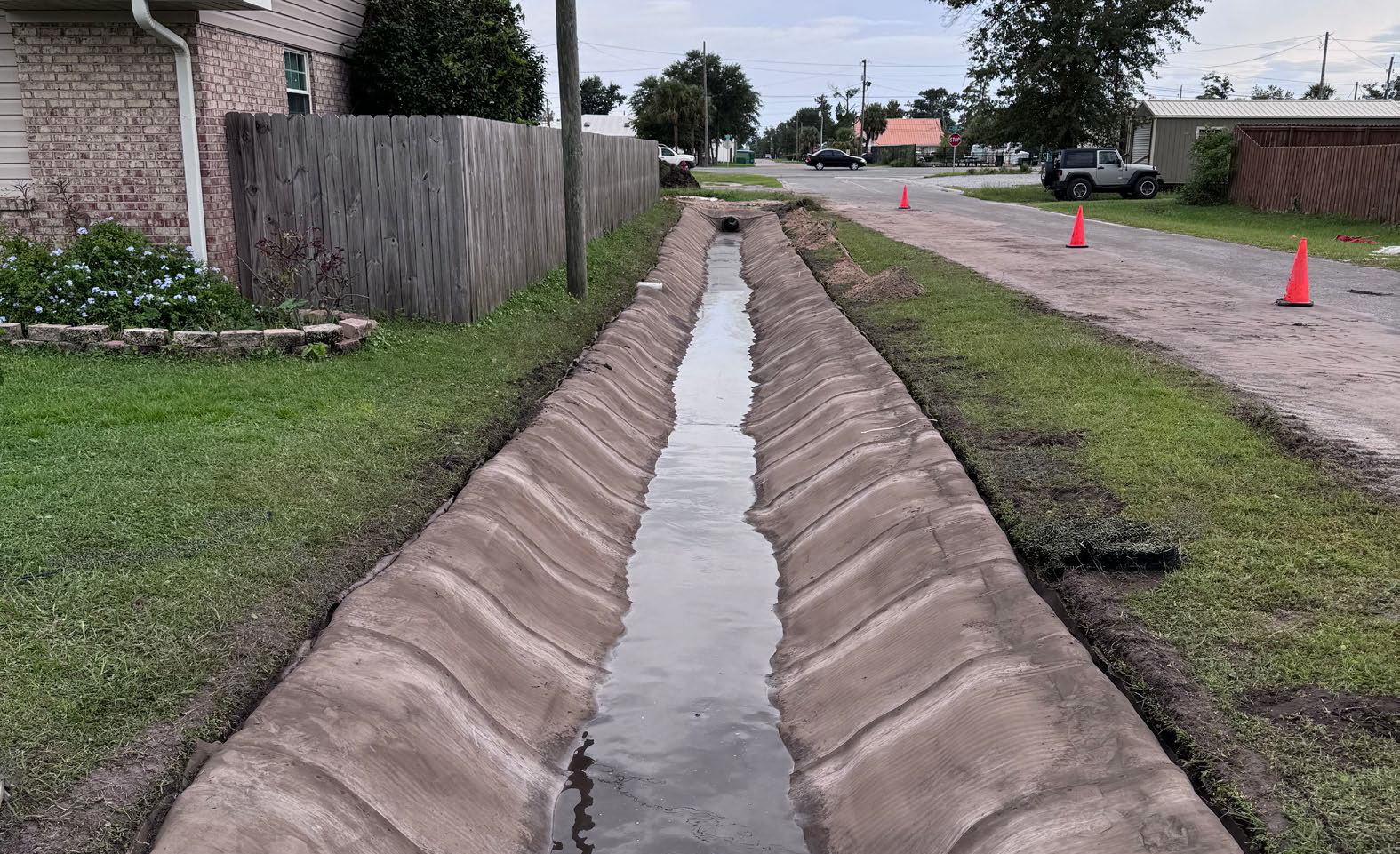 CCUSA CC Ditch Lining | Lynn Haven, FL – Phase 2 - Concrete Canvas